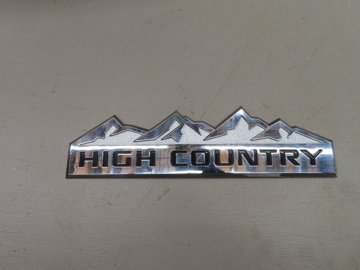 2014-2019 CHEVROLET SILVERADO HIGH COUNTRY COVER EMBLEM LOGO SYMBOL OE ...